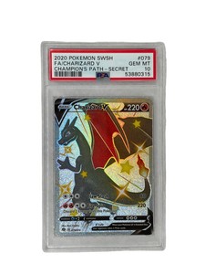 Charizard V 2020 Sword & Shield: Champion's Path #79 Secret Rare (Full ...