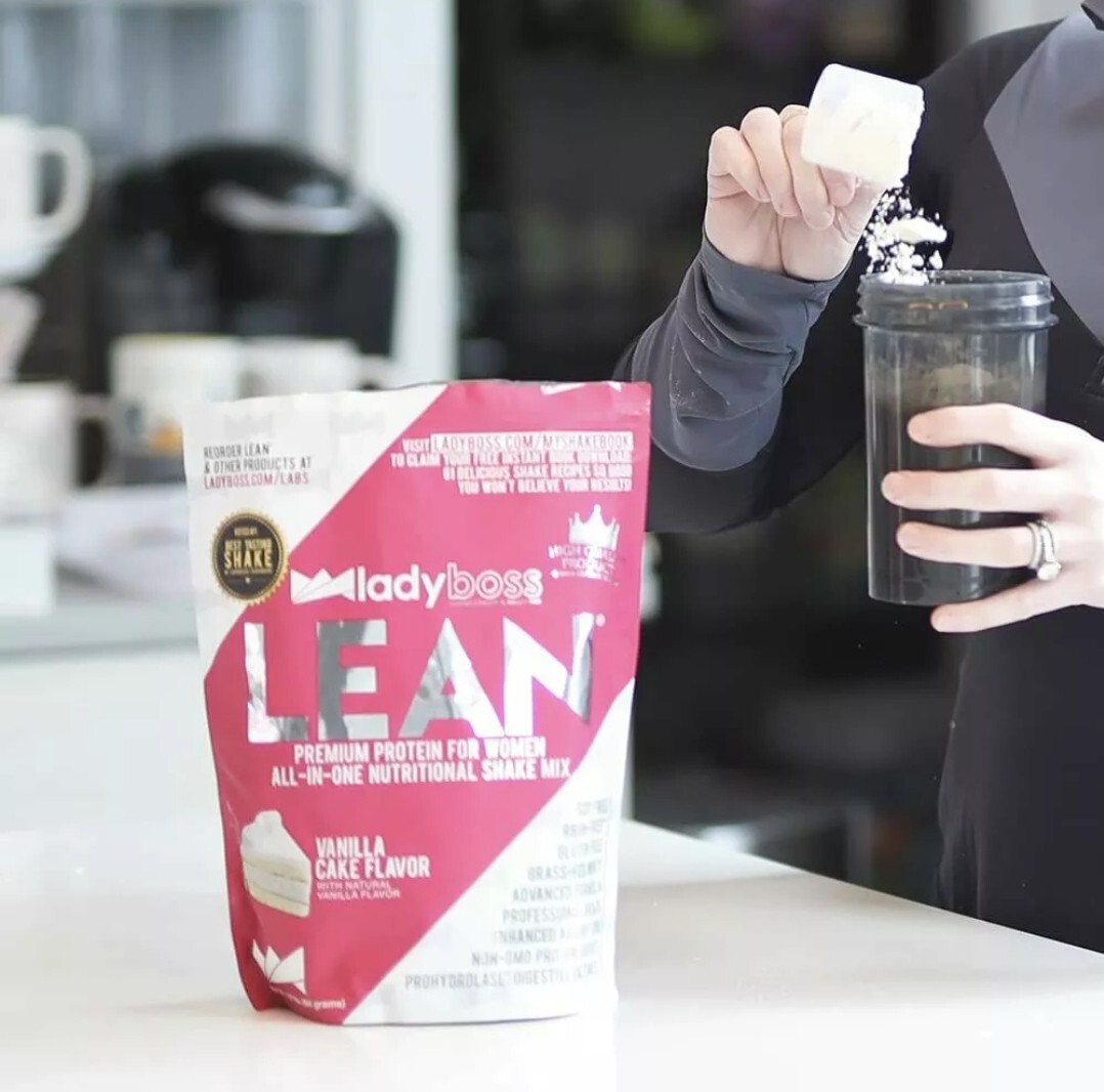 LADY BOSS LEAN PROTEIN SHAKE POWDER, VANILLA CAKE FLAVOR, WEIGHT LOSS ...