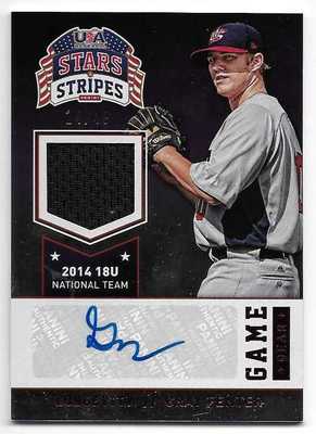 2015 USA Stars & Stripes GRAY FENTER Red Game Gear Autograph Jersey /49 ...