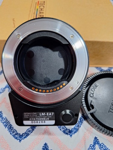 TECHART PRO LM-EA7 Autofocus Lens Adapter for Leica M To Sony E - Black for sale online | eBay