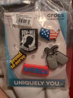 Crocs Jibbitz US Military Veteran Shoe Charms POW MIA Army Navy USMC | eBay