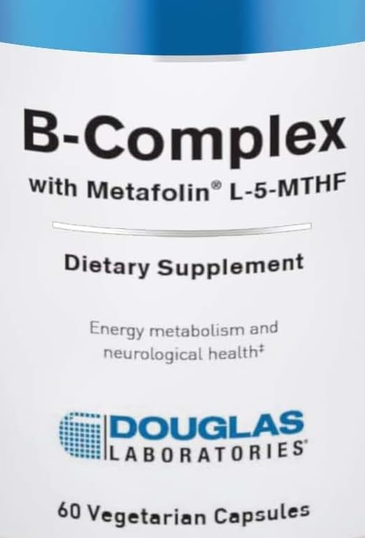 B-Complex with Metafolin - 60 Veg Capsules Douglas Labs EXP 05/2028 NEW ...