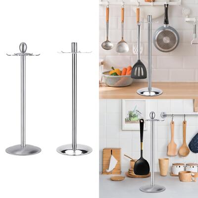Utensil Hanger Stand 360 Degree Rotating Utensil Holder Spoon Soup ...