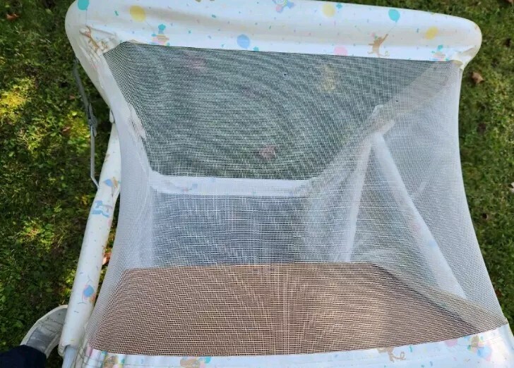 Vintage Century Playard Play Pen Folding Mesh Sided Baby Playpen Infant ...