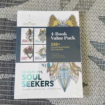Adult Coloring The Oracle Series 4 Book Value Pack Brand New In ...