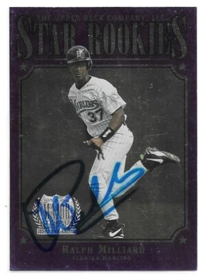 RALPH MILLIARD Autographed Signed 1997 Upper Deck card #279 Florida ...