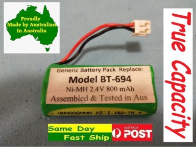 1x BT-694 BT-694S Rechargeable Ni-MH 2.4V 800mAh Replacement Battery ...