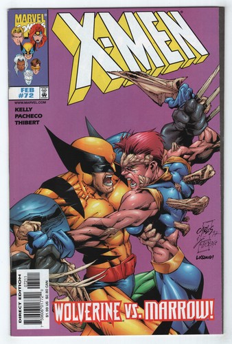 X-Men #72 (Feb 1998, Marvel) [Wolverine vs Marrow] Joe Kelly Carlos ...