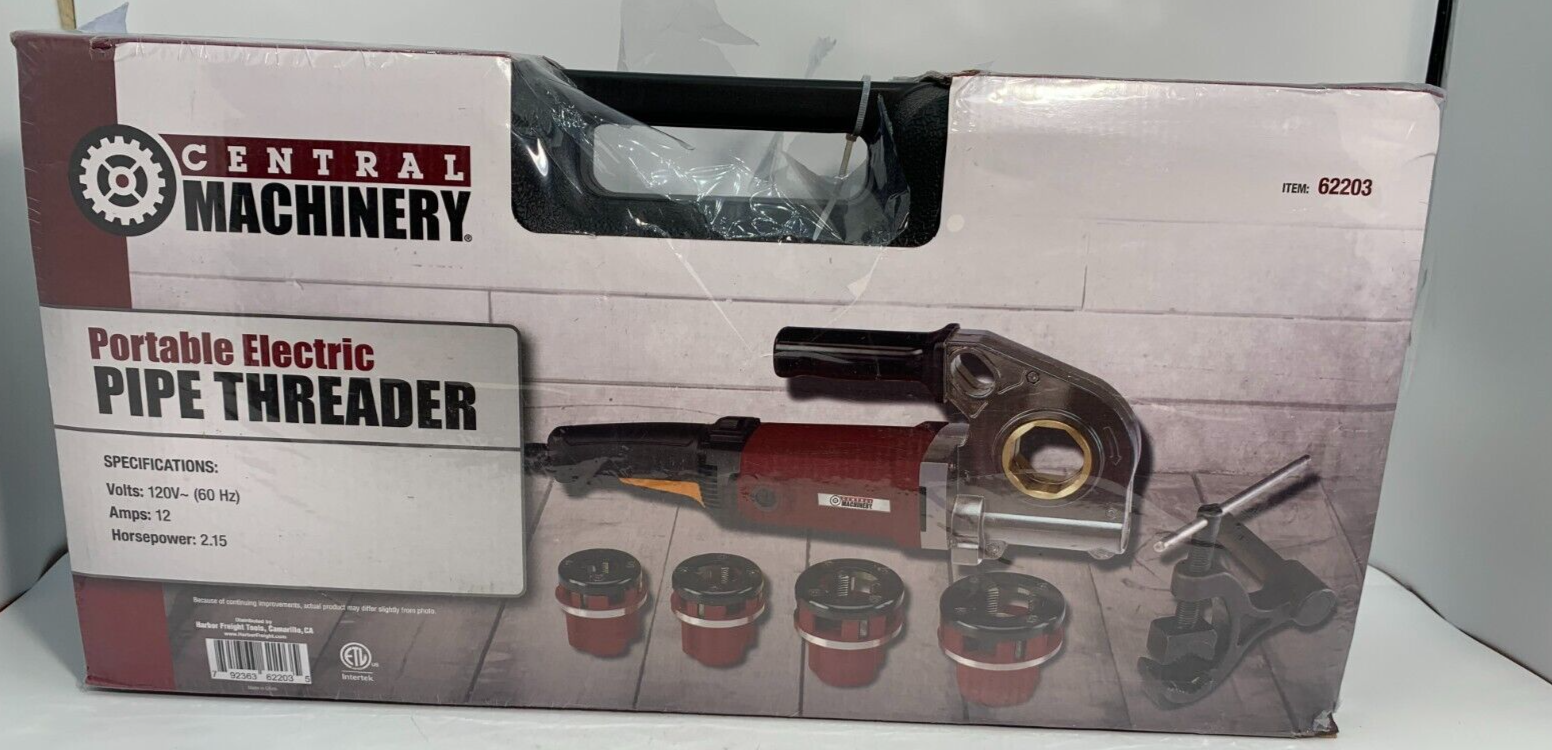 Central Machinery Electric Pipe Threader - 62203 for sale online | eBay