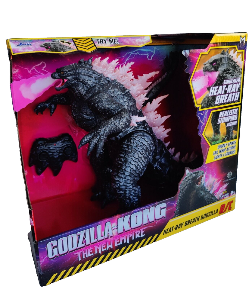 Godzilla X Kong The New Empire HEAT-RAY BREATH GODZILLA RC Remote ...