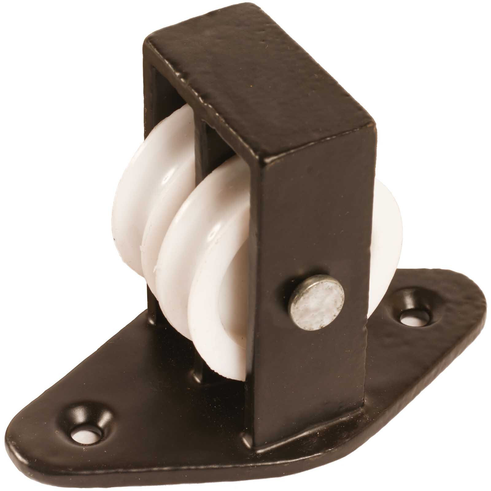 Pulleys Pulley Wheel Cast Nylon 38-44mm Galv Black White Awning Rack ...