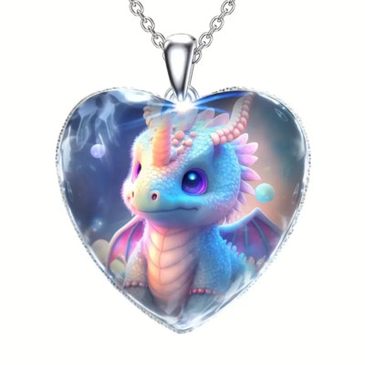 Dragon Heart Pendant Necklace - New | eBay