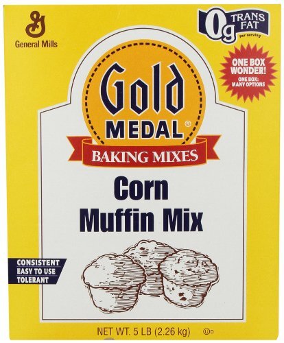 GeneralMills LR/D GOLD MEDAL CORN MUFFIN MIX 6 CASE 5 POUND, 5-pounds ...