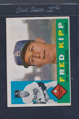 1960 Topps #202 Fred Kipp Dodgers EX/MT *11333 | eBay