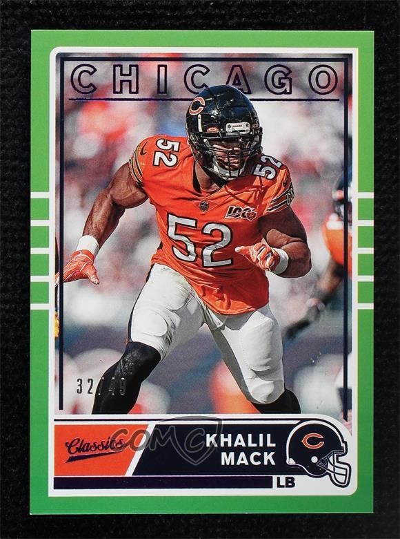 2019 Panini Chronicles Classics Purple /49 Khalil Mack #C-28 | eBay