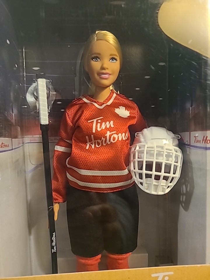 Barbie Tim Hortons Mattel Canada Doll Ice Hockey Boxed Signature ...