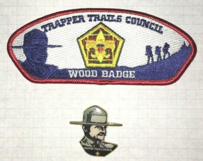 BSA CSP TRAPPER TRAILS COUNCIL 2011 WOOD BADGE SA-148 ONLY 200 MADE ...