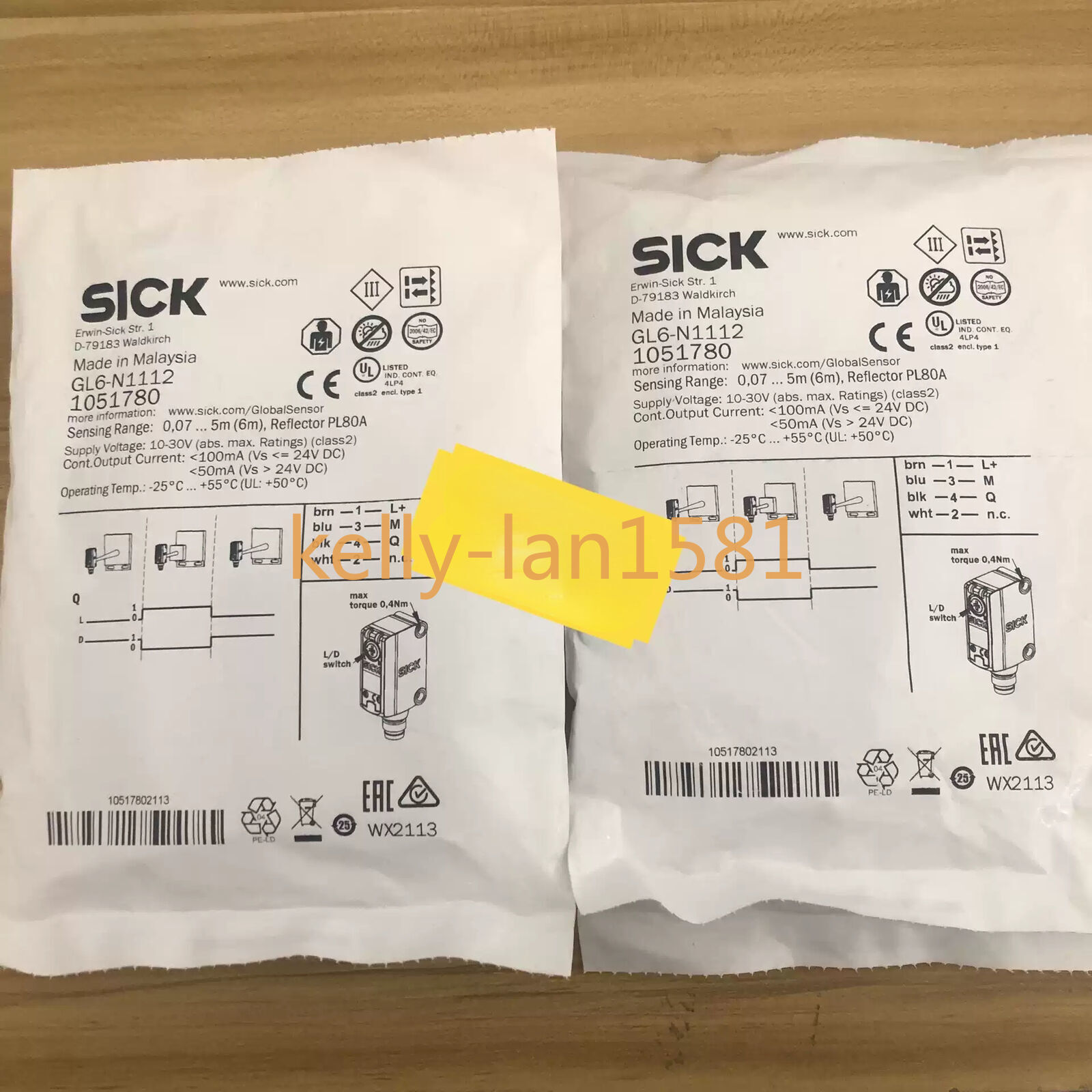 100% Test 1pcs SICK GL6-N1112 1051780 | eBay