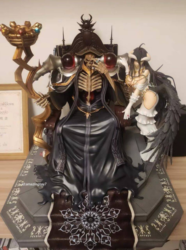 Kadokawa&Acme Overlord Ainz Ooal Gown Albedo Resin Model Statue H62cm ...