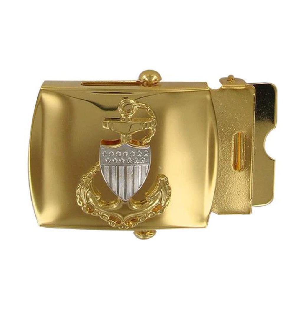 GENUINE U.S. COAST GUARD BELT BUCKLE: E7 - MALE | eBay