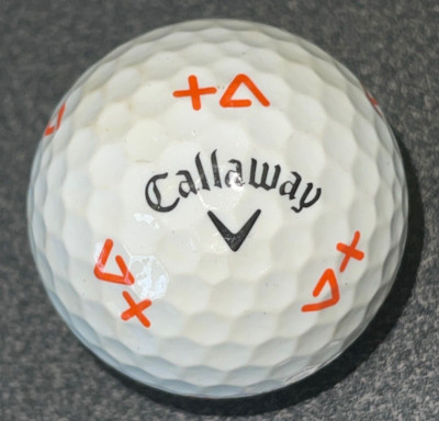 Callaway Truvis Delta + Logo Golf Ball Chrome Soft (B-24-4) Collectible ...