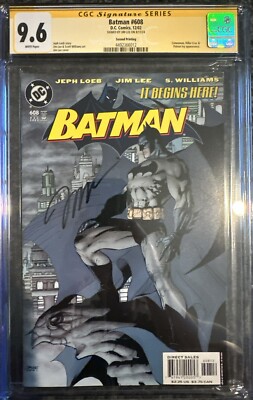 Batman #608 - CGC Signature Series 9.6 - Signed by Jim Lee Hush D.C ...