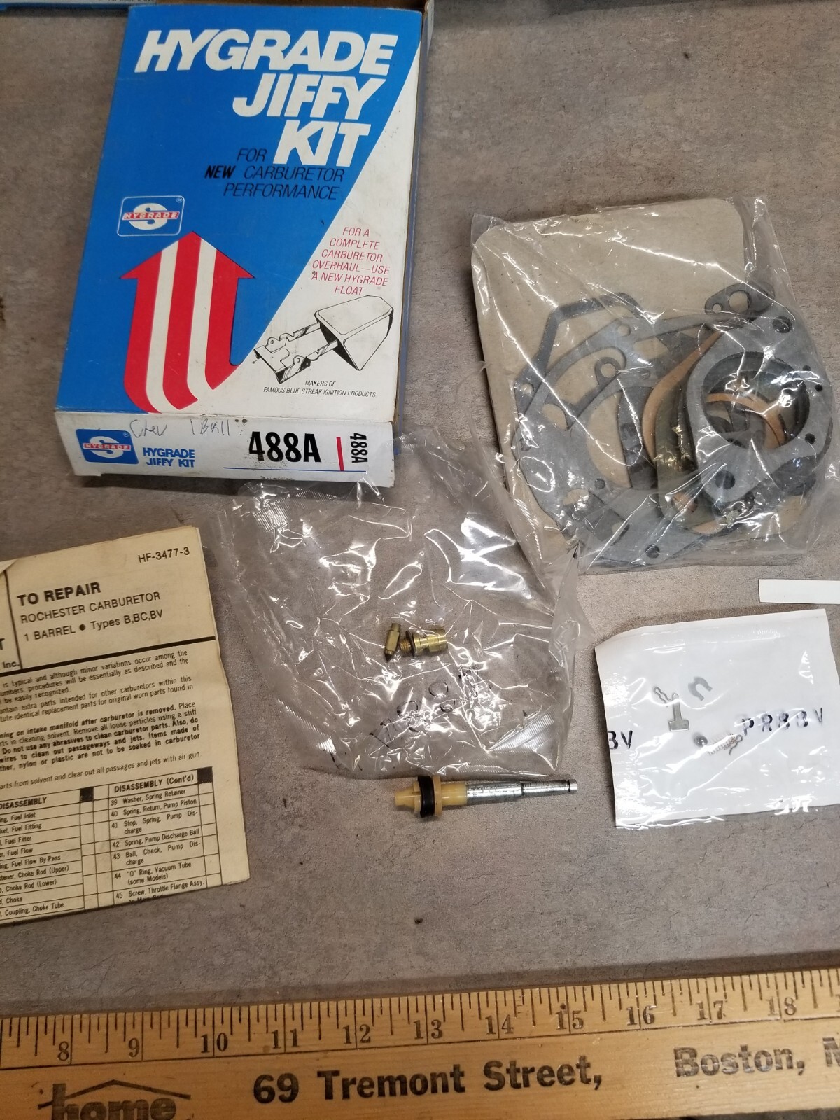 Jiffy Carburetor Kit 488A has been opened | eBay