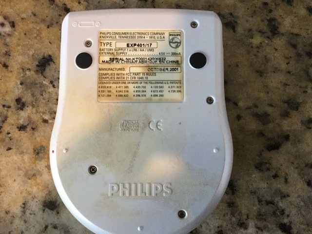 Philips Exp411 Pocket Expanium Portable 8cm Mp3-cd Player (exp411/17 ...