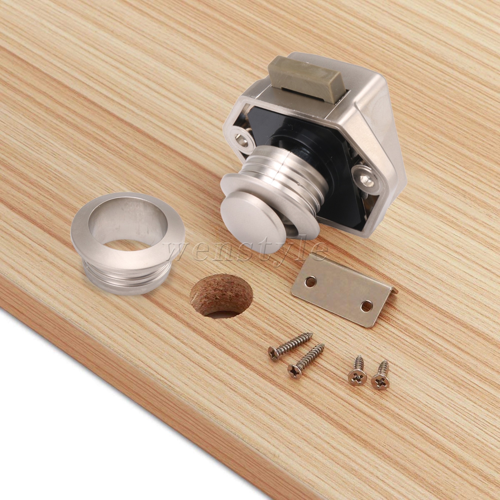 20x Push Button Cabinet Latch 35mm for Various RV/RV Caravan Cabinet ...