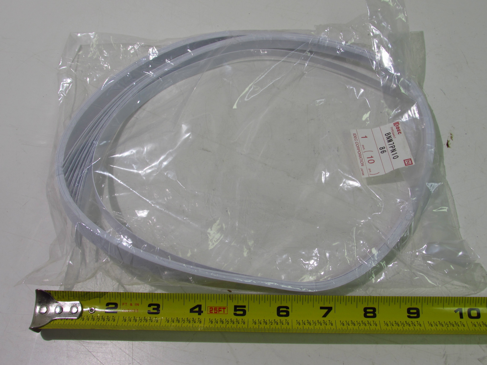 IDEC BNM7PN10 TERMINAL BLOCK ID STRIP (10 PACK) **FREE SHIPPING** **NIB ...