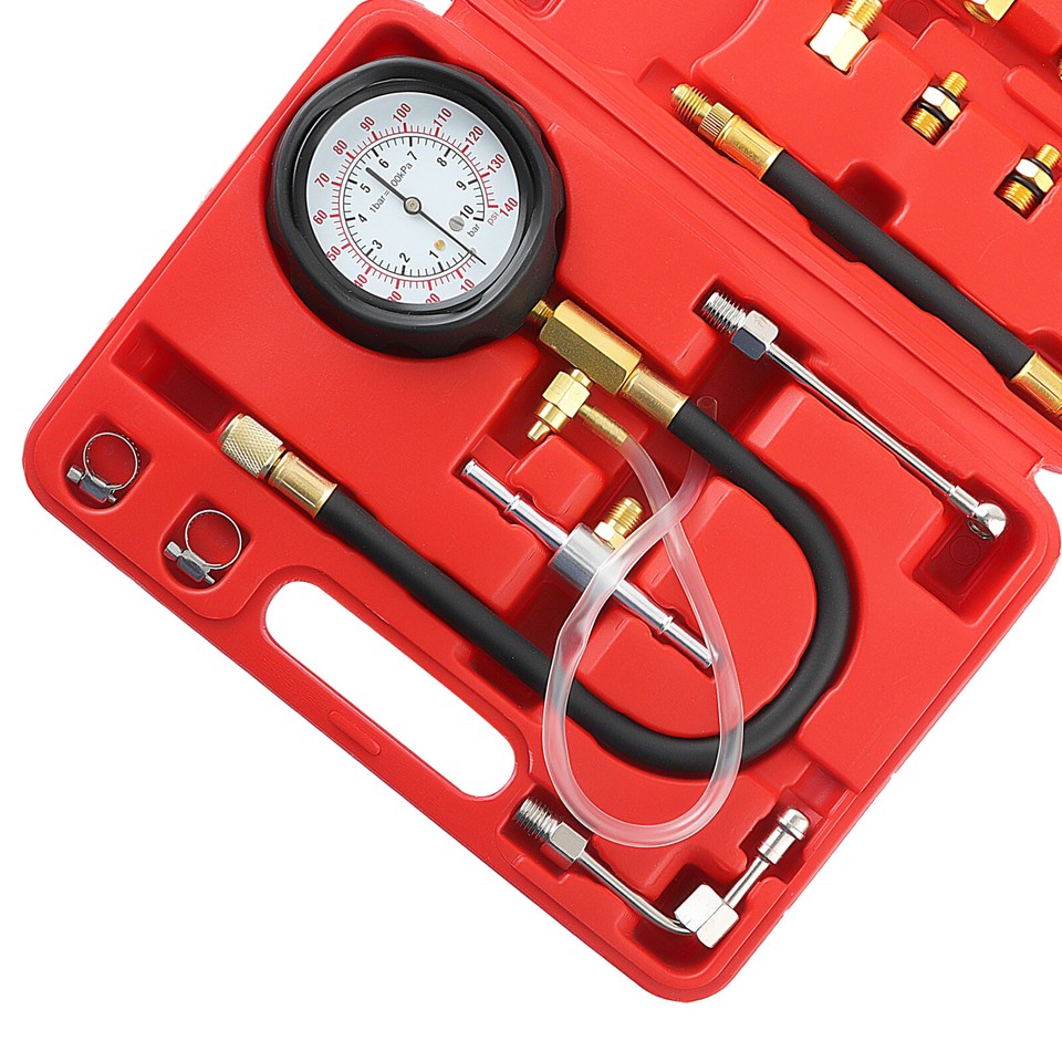 Fuel Injection Pump Pressure Tester Injector Pump Pressure Gauge Kit 0 ...