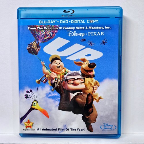 Disney Pixar Up Blu-ray DVD 3-Disc Set Movie Digital Copy 2009 Carl ...