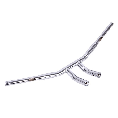 Fat 1-1/4" Chrome 8" Rise Pullback T-Bars Handlebars Fit For Harley ...