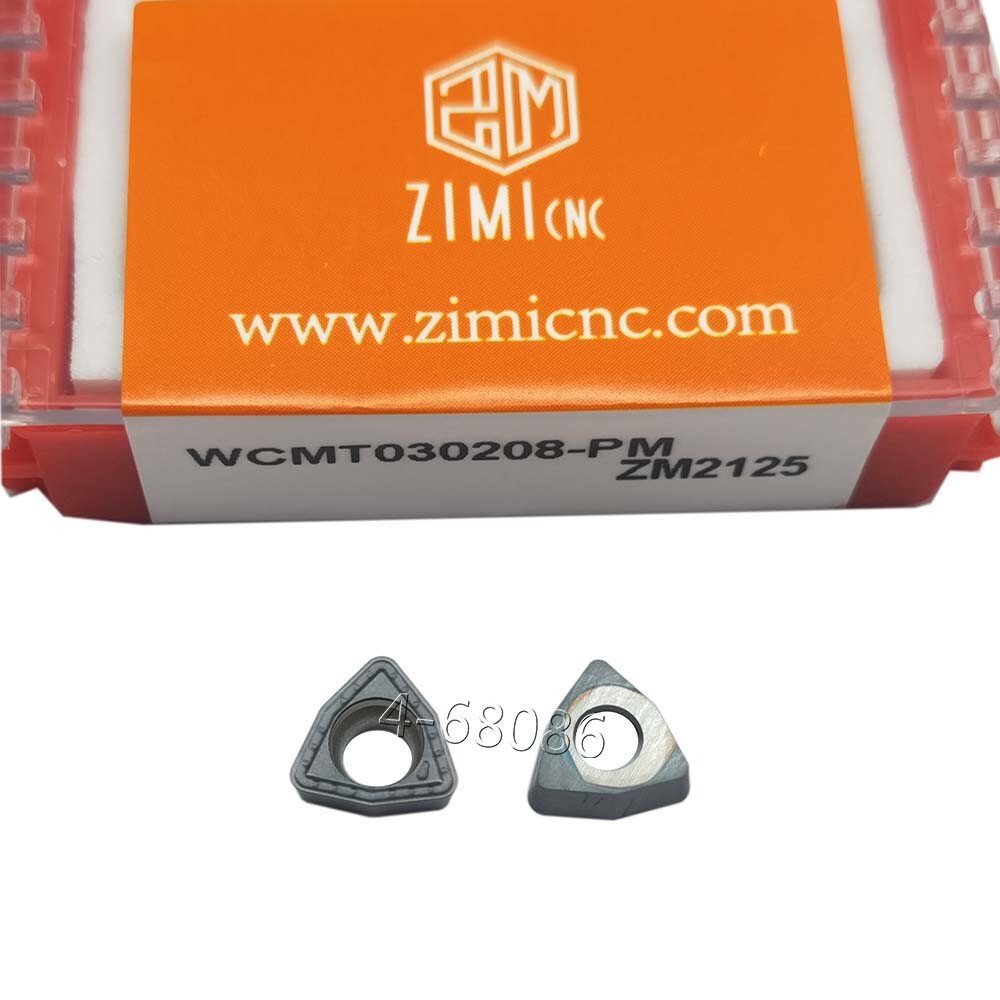10PC WCMT 030208 PM WCMX carbide insert milling insert U drill ...