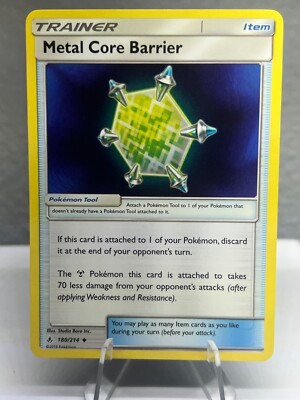 Pokemon Metal Core Barrier - 180/214 - Uncommon NM-Mint Unbroken Bonds ...
