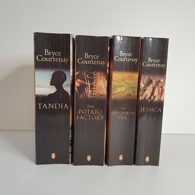 4 x Bryce Courtenay Book Bundle: Tandia, Potato Factory, Persimmon Tree ...