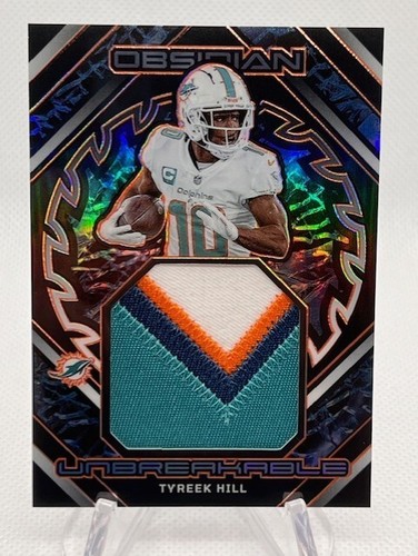 2023 Panini Obsidian Tyreek Hill Unbreakable Patch /49 Electric Etch ...