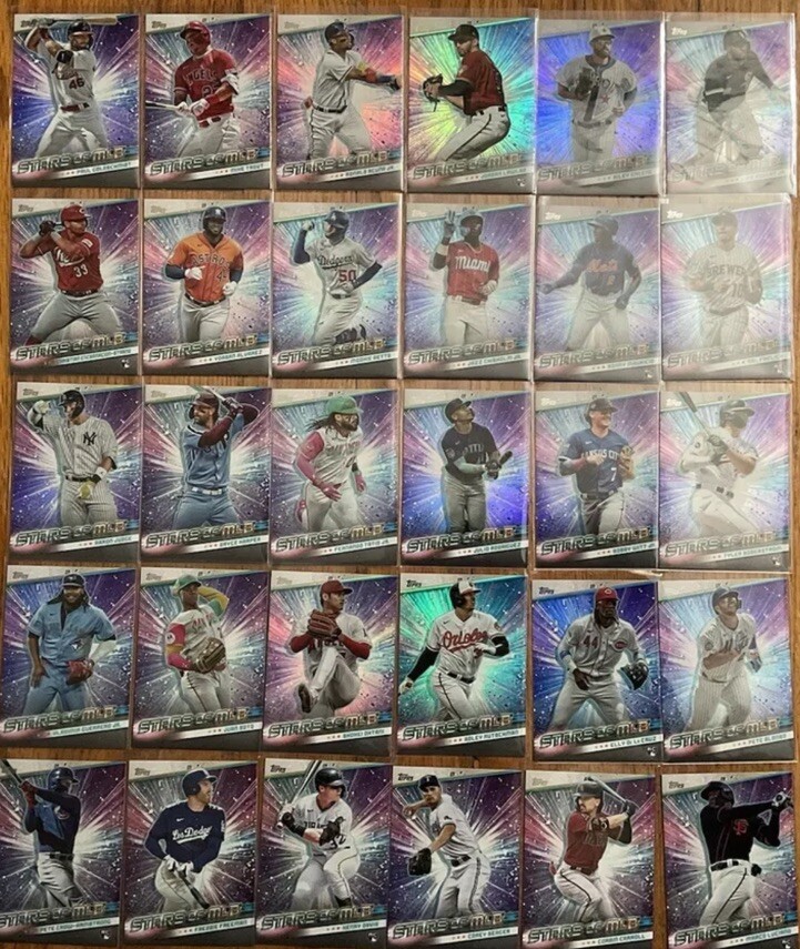 2024 TOPPS SERIES 1 STARS of the MLB COMPLETE SET 1-30 Elly de La Cruz ...