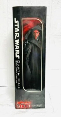 Darth Maul Sith Lord 12" 1/6 Scale SIDESHOW Collectibles Used Rare ...