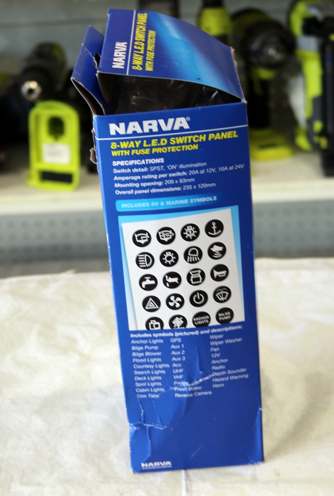 Narva 8-Way LED Switch Panel with Fuse Protection - 63196 | eBay