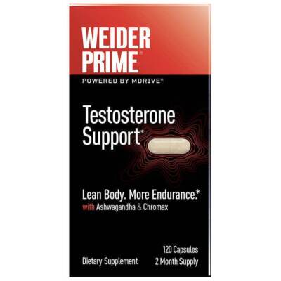 Weider Prime Testosterone Support, 120 Capsules | eBay