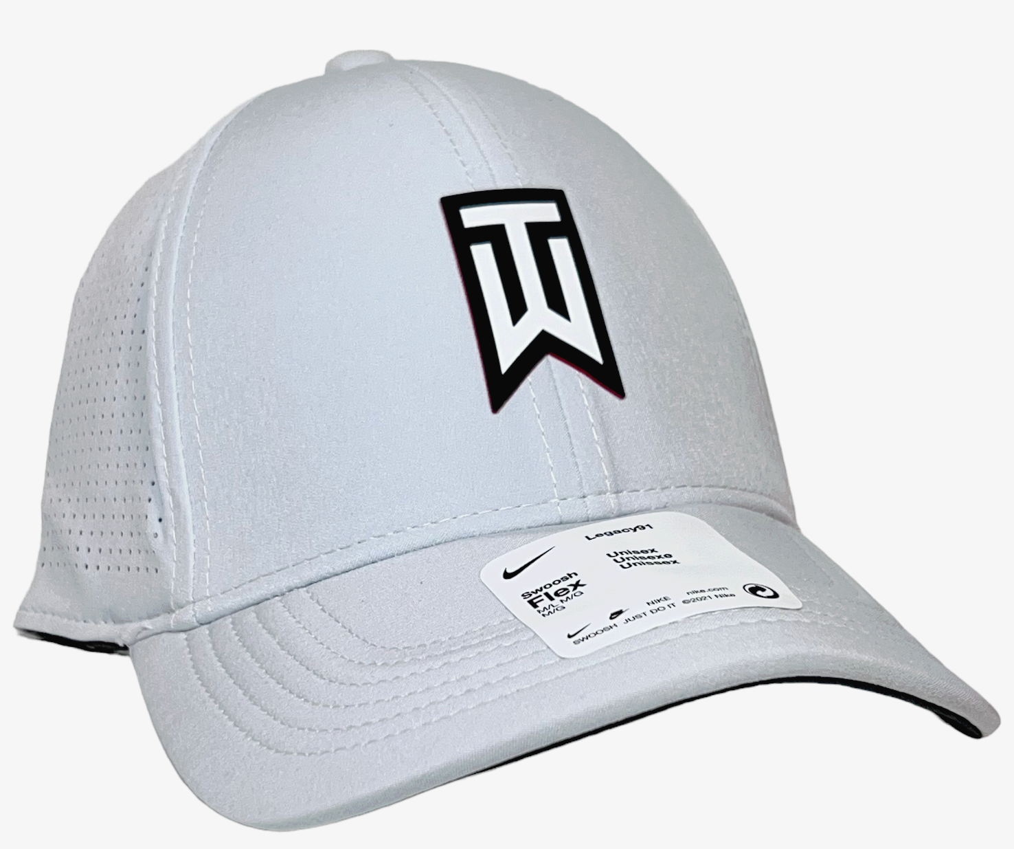 Nike Tiger Woods Golf Cap Legacy 91 GRAY Unisex Dri-FIT Perforated M/L ...