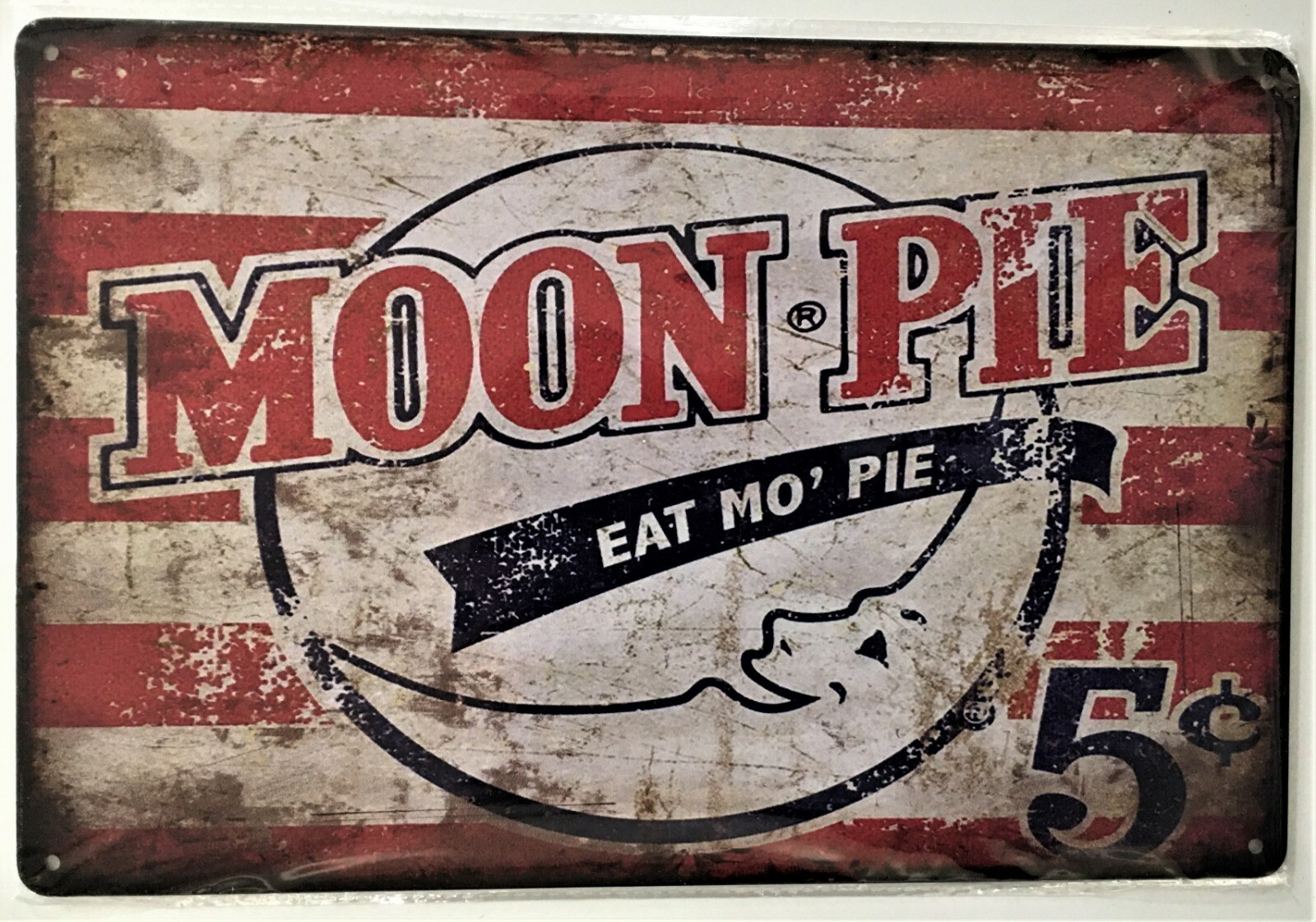 Moon Pie Tin Sign (Kitchen Milk Debbie Donut Coffee Hershey M & M Mars ...