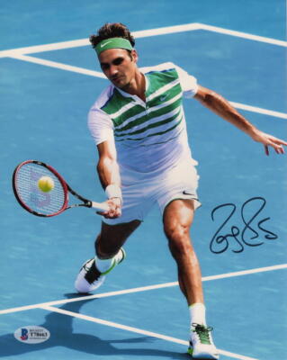 Roger Federer Signed Autograph 8x10 Photo Wimbledon US Open Champion ...