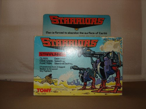 Starriors Lot #43 1984 Tomy Vintage Robots Starrunner Figure Sealed MIP ...