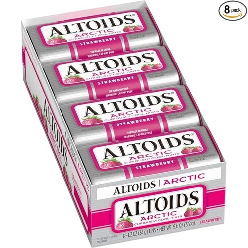 ALTOIDS Arctic Strawberry Breath Mints, 1.2-Ounce Tin - 8 PK | eBay