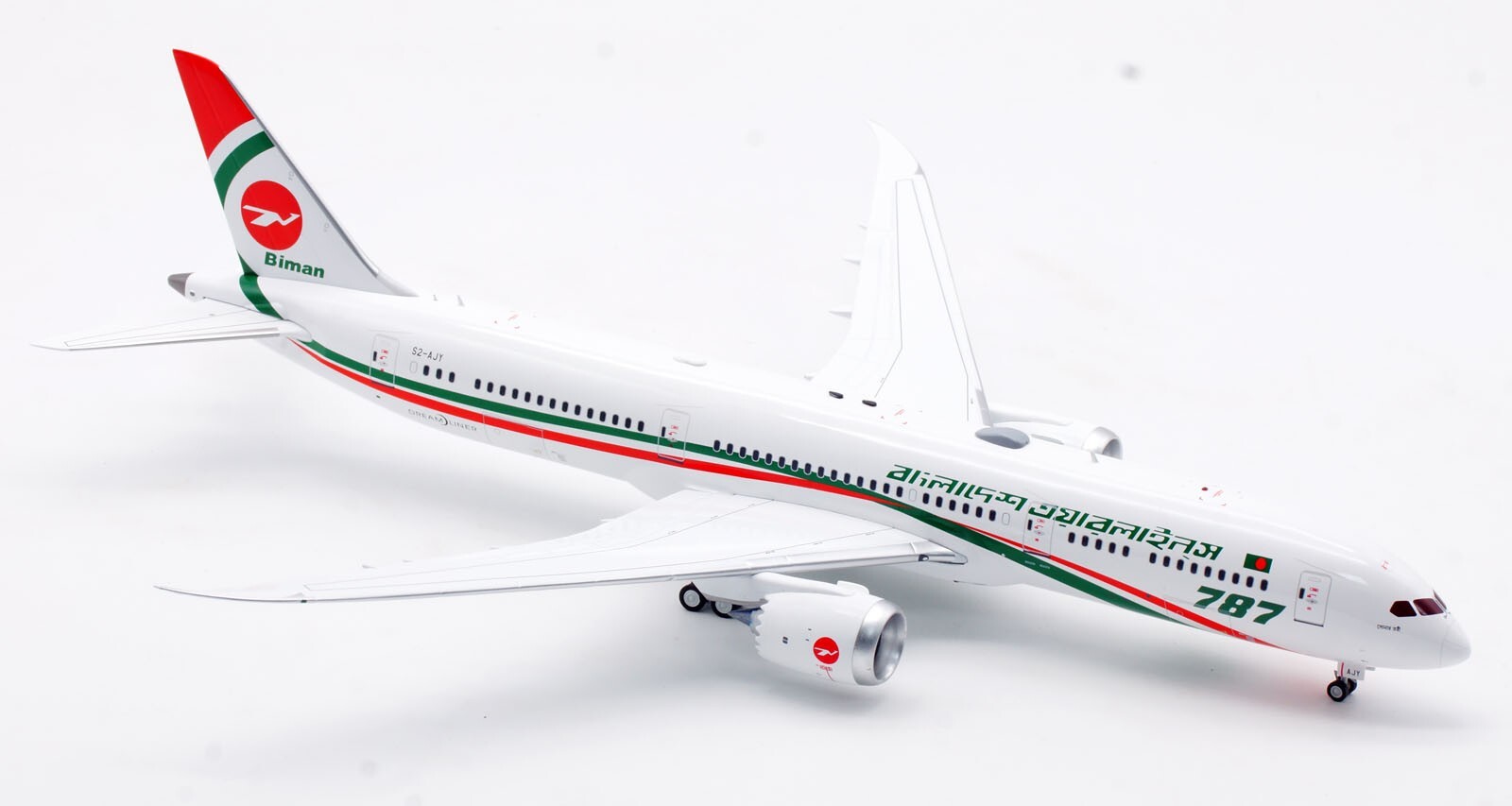 INFLIGHT 1:200 Biman Bangladesh Airlines B787-9 Diecast Aircraft Model ...
