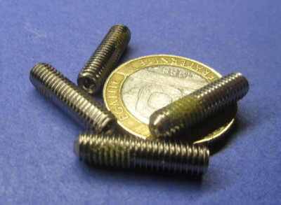 Stainless Self Locking Set Screws, Nylon Patch, Cup, 10-32 x 3/4 ...