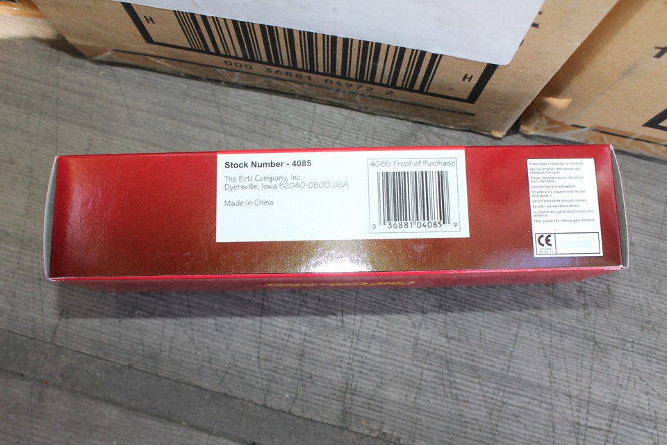 Ertl HO Scale #4085 KD Grain Boxes w/Running Gear Flatcar Load NEW LB ...