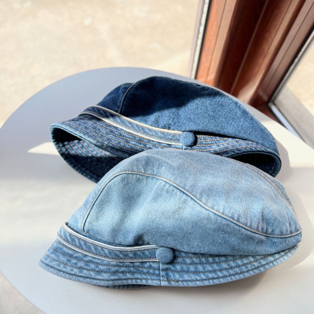 sunshade Basin cap Show small facial features Stack Cap Fashion Sun Hat ...